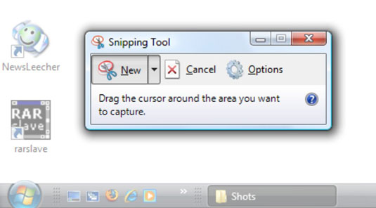 Add snipping tool to toolbar - litoburger