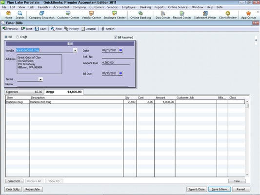 How to enter expense receipts in quickbooks - italykse