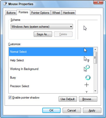 Make the Mouse Pointer More Visible in Windows PCs - dummies