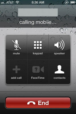 For Seniors: Use the Keypad to Place iPhone 4S Calls - dummies