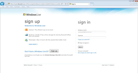How To Display the Windows Live Hotmail Reading Pane - dummies