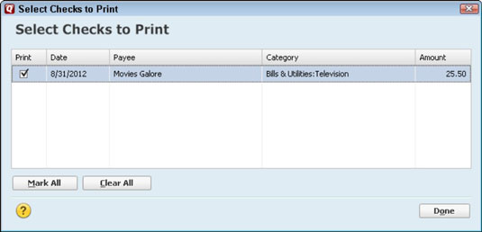 How to Print Checks in Quicken 2012 - dummies