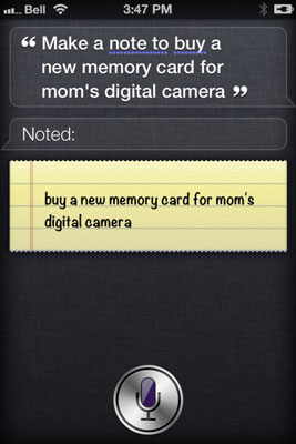 How to Use Siri Notes - dummies