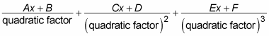 Setting Up Partial Fractions When You Have Repeated Quadratic Factors ...