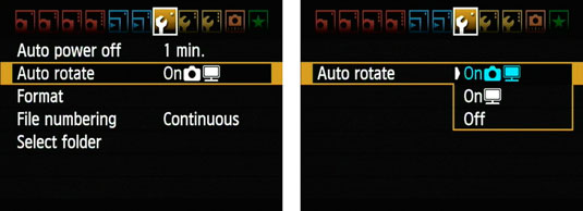 How to Rotate Vertical Pictures on a Canon EOS 60D - dummies