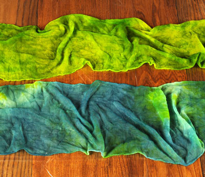 How to Hand-Dye Scarves Using the Scrunch Technique - dummies