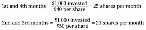 How to Use the Dollar-Cost Averaging Formula on the Series 7 Exam - dummies