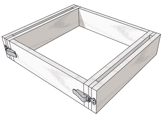 Vital Stats and Materials List for a Bee Hive Frame Jig - dummies