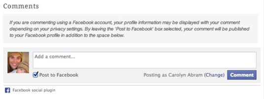 How to Like and Make Comments on Facebook Posts - dummies