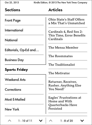 Newspapers and Magazines on Your Kindle Paperwhite - dummies