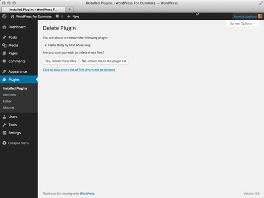 How to Uninstall WordPress Plugins - dummies