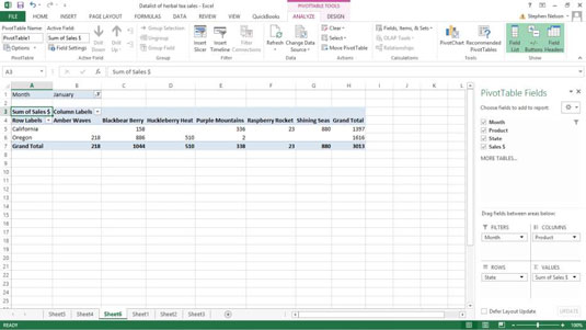 How to Filter Excel Pivot Table Data - dummies