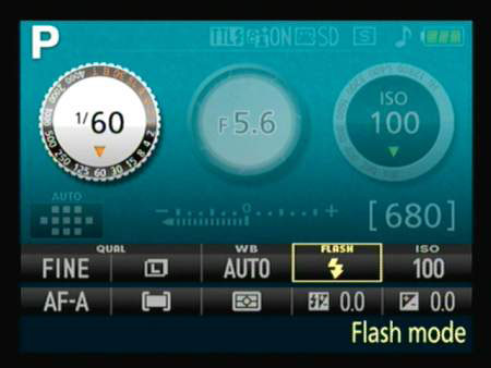 How to Set the Flash mode on the Nikon D3300 - dummies