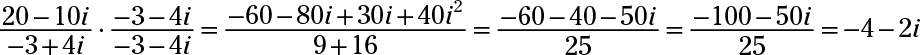 “Dividing” Complex Numbers with a Conjugate - dummies