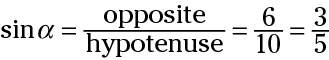 The Sine Function: Opposite over Hypotenuse - dummies