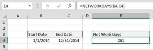Calculating the Number of Days between Two Dates in Excel - dummies