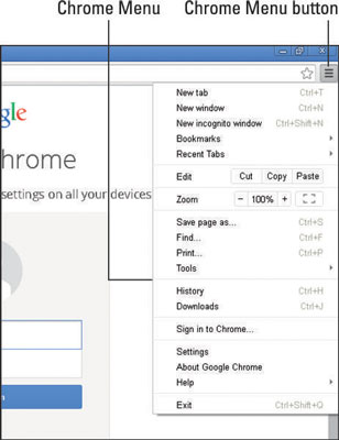10 Things To Know About the Chrome Browser Interface - dummies