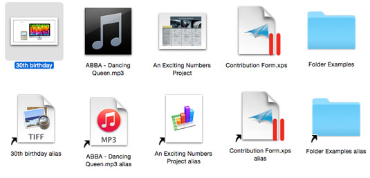 Icons and Creating an Alias on Your MacBook - dummies