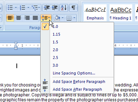 How To Adjust Line Spacing In Word 2007 - Design Talk