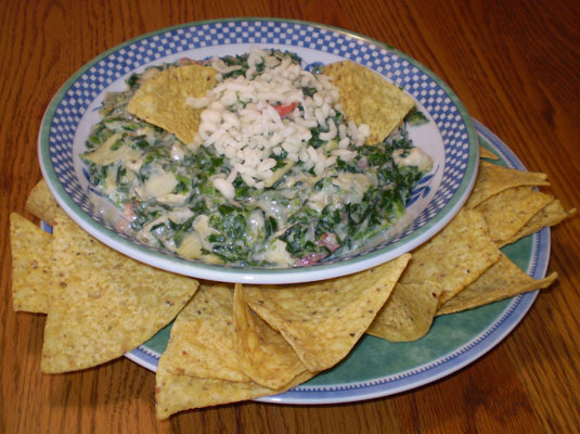 Warm Artichoke-Spinach Dip - dummies
