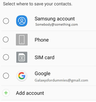 How to Use the Galaxy S9 Contacts App - dummies