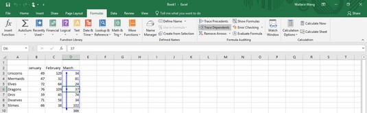 Excel Errors: Auditing Your Excel 2019 Formulas - dummies