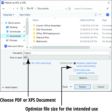 Converting and Sharing Office 2019 Files - dummies