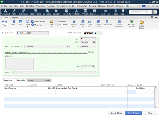 QuickBooks Classes and Activity-Based Costing - dummies